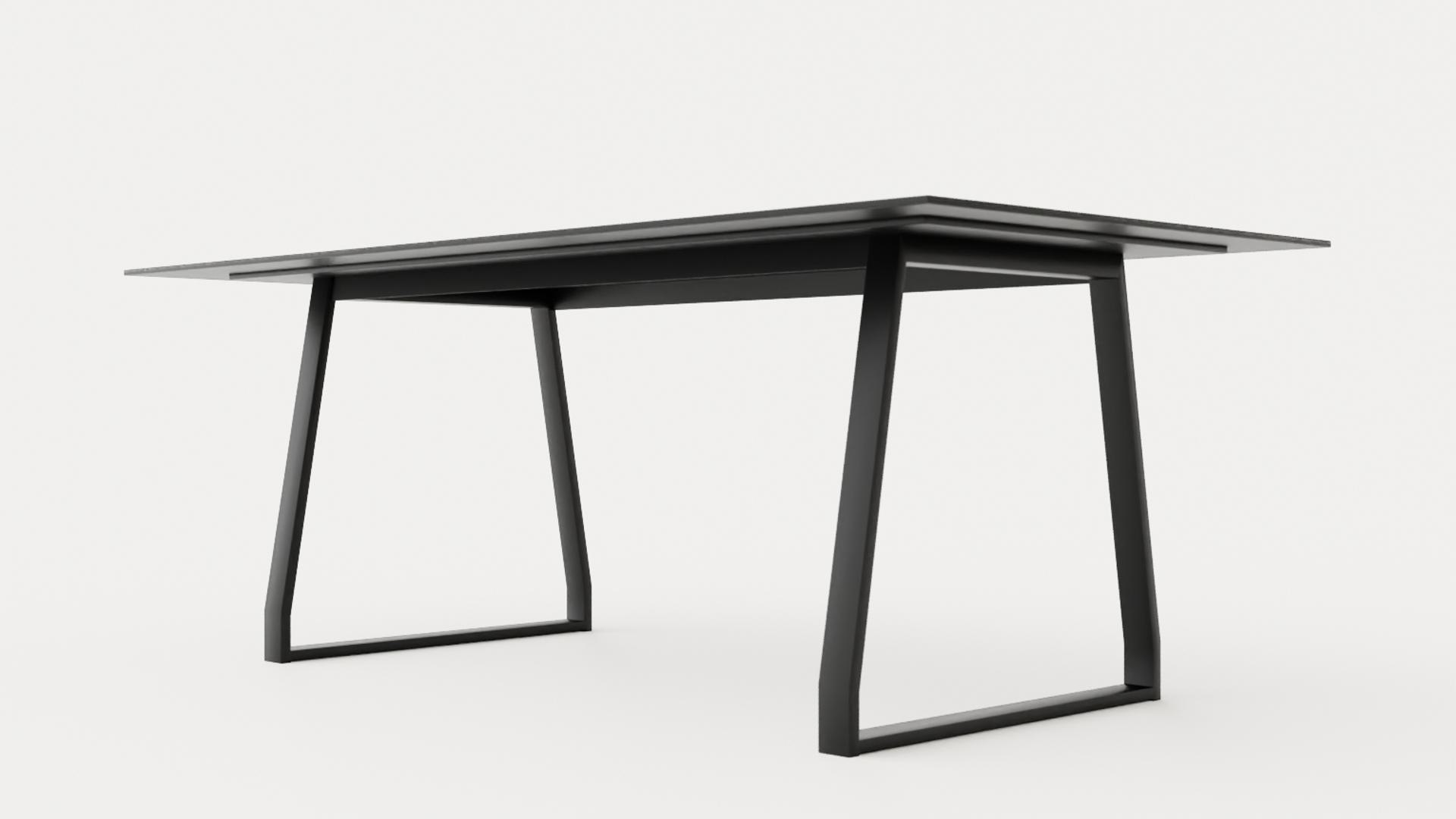 Quay Dining Table 200 Cm 3D Model - TurboSquid 2233234