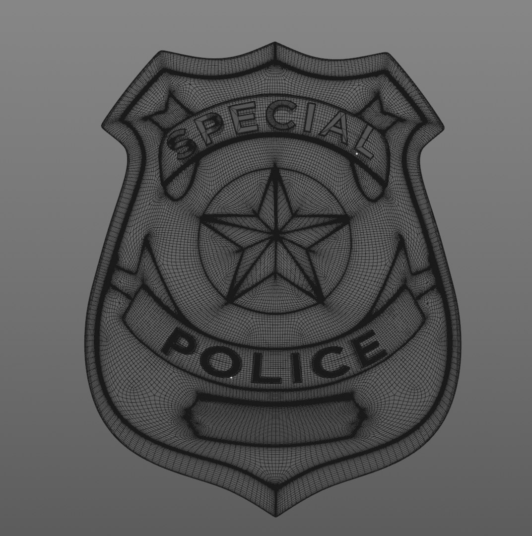 3D Model Police Badge Nypd - TurboSquid 1578986