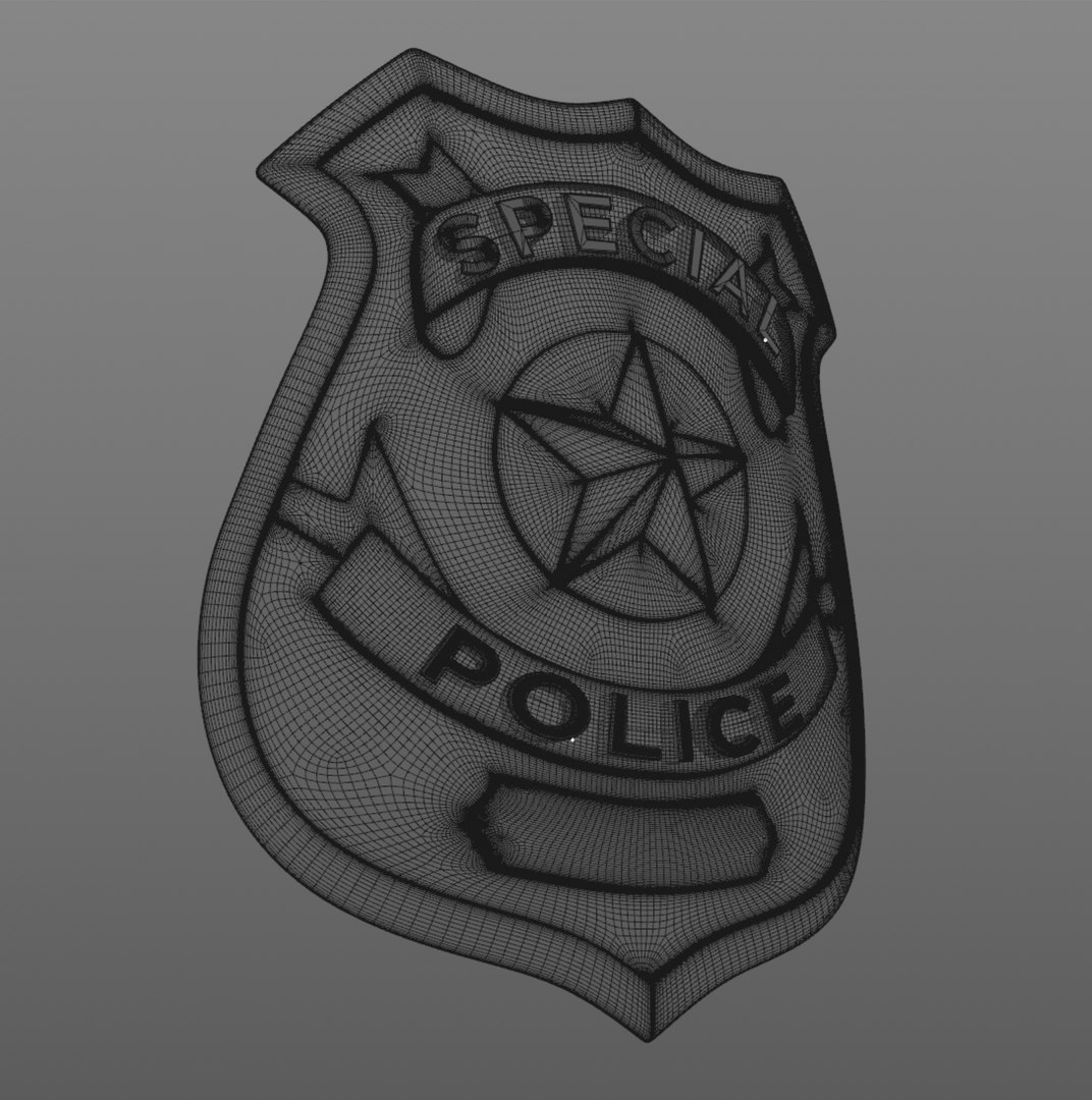 3D Model Police Badge Nypd - TurboSquid 1578986
