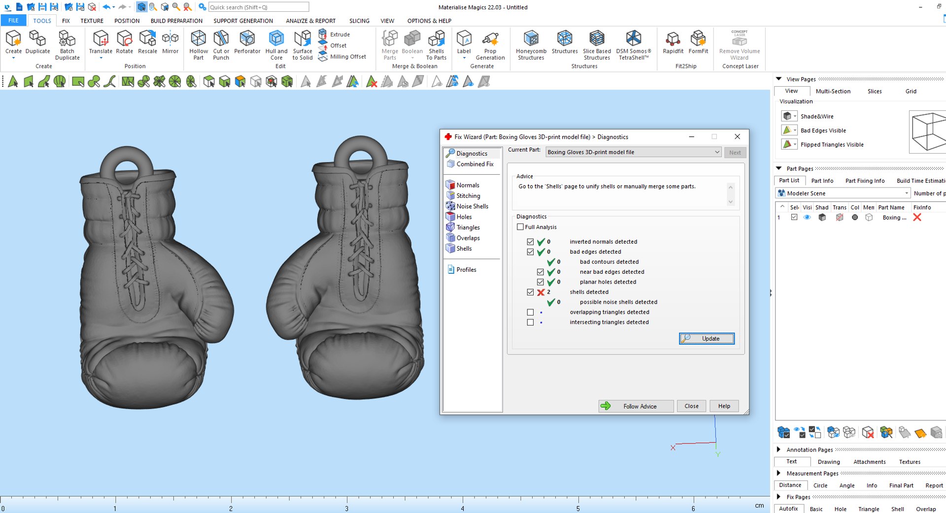 3D Boxing Gloves 3D-print model file - TurboSquid 2137636
