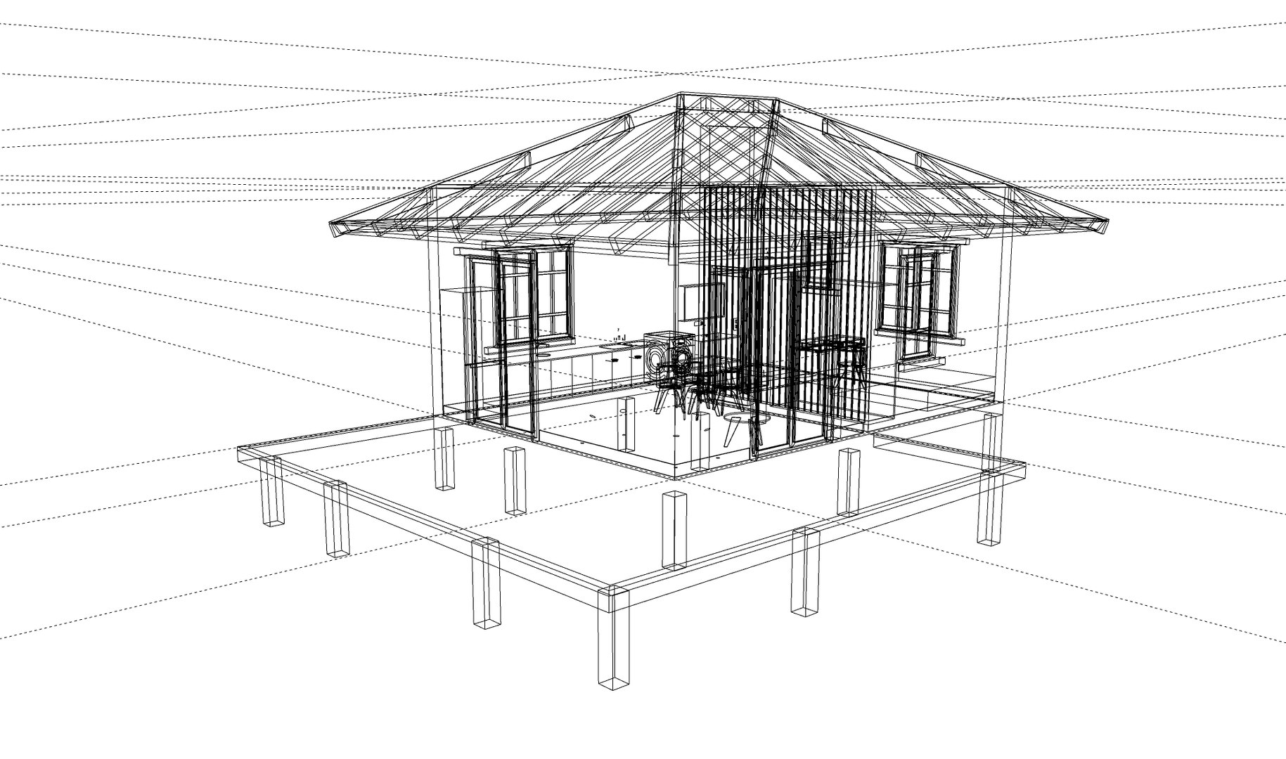Free 3D Smallhouse1f35m2 Model - TurboSquid 2115153
