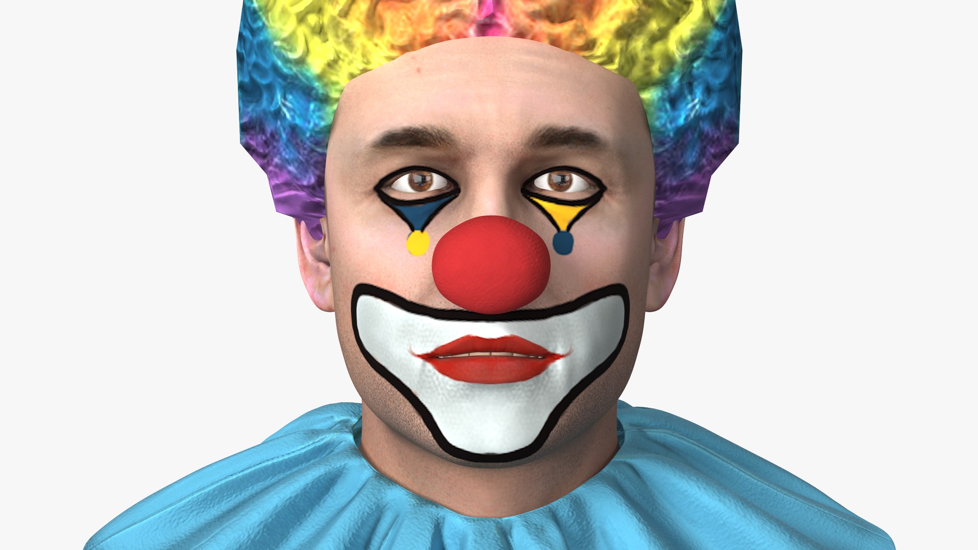 Men clown suit rigged 3D - TurboSquid 1604190