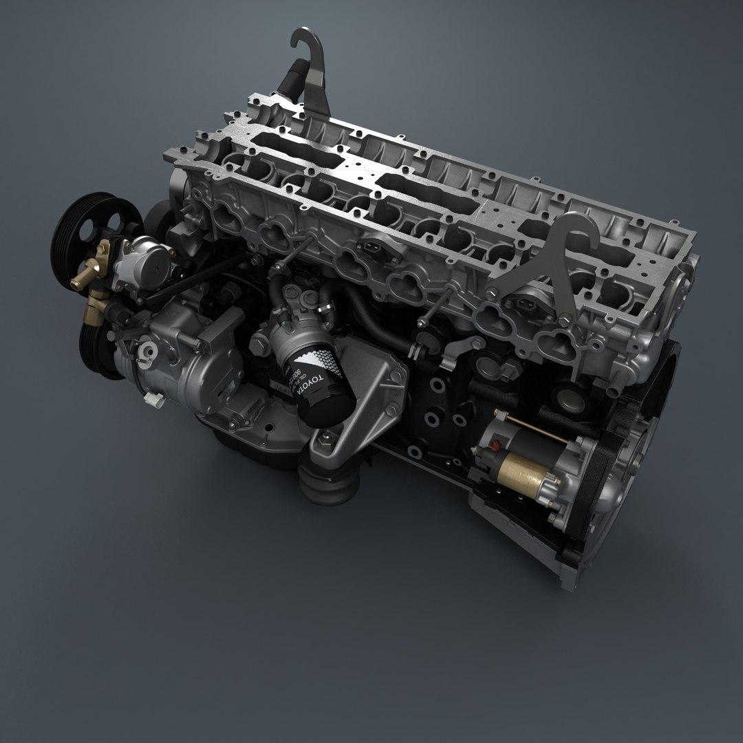 Lite Engine 1jz-gte 3d Max