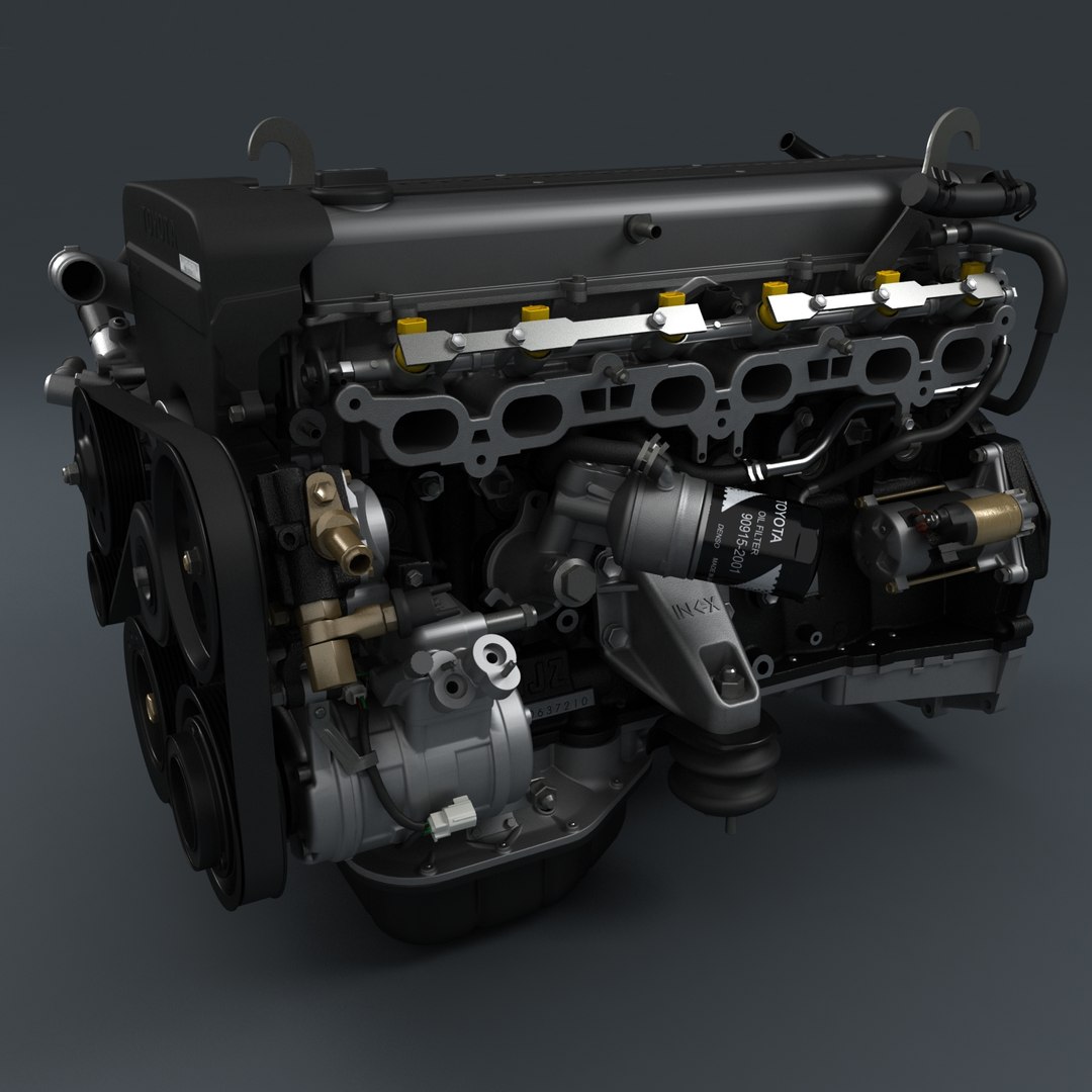 Lite Engine 1jz-gte 3d Max