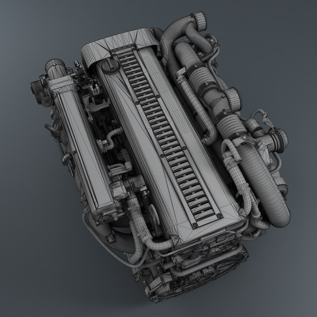 lite engine 1jz-gte 3d max