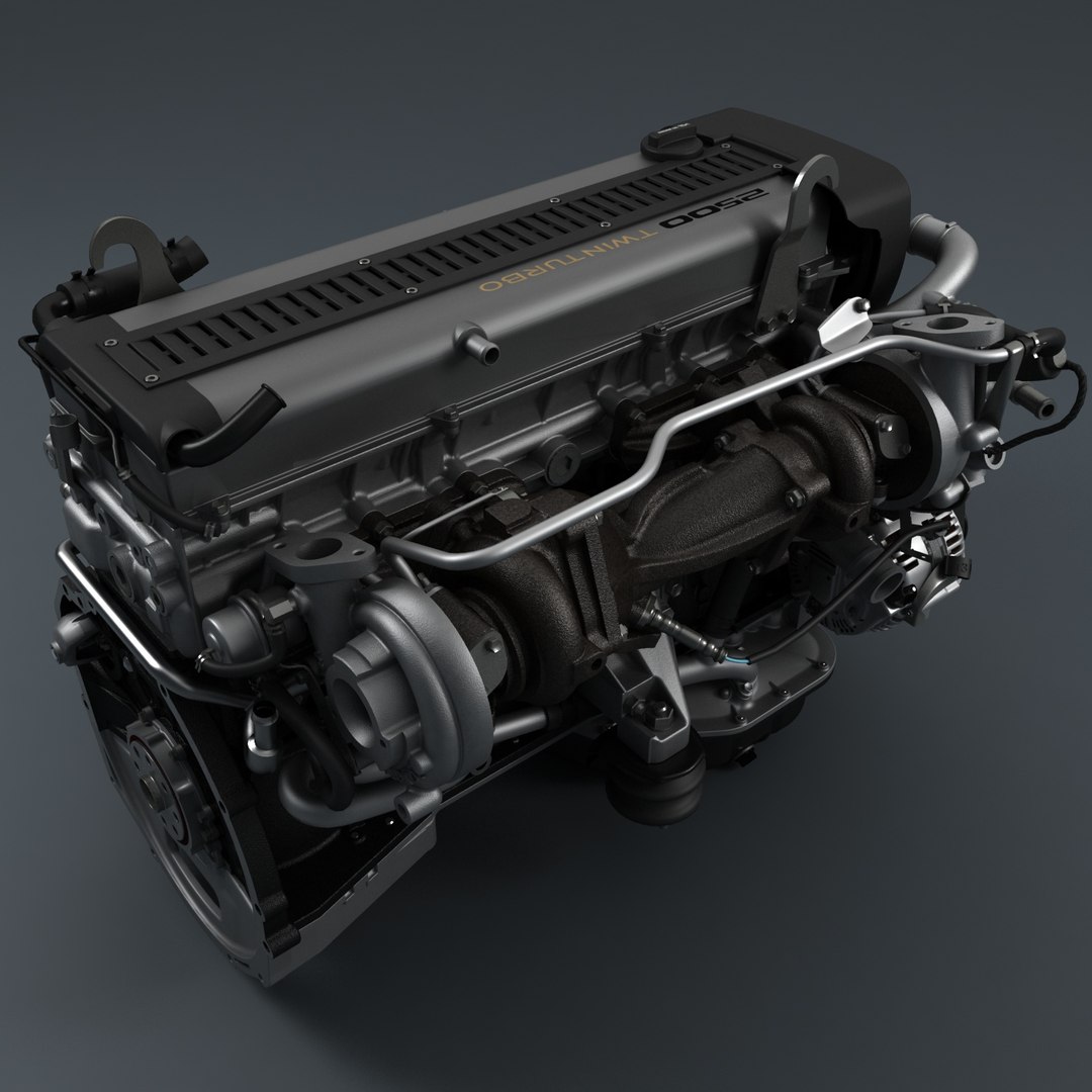 Lite Engine 1jz-gte 3d Max