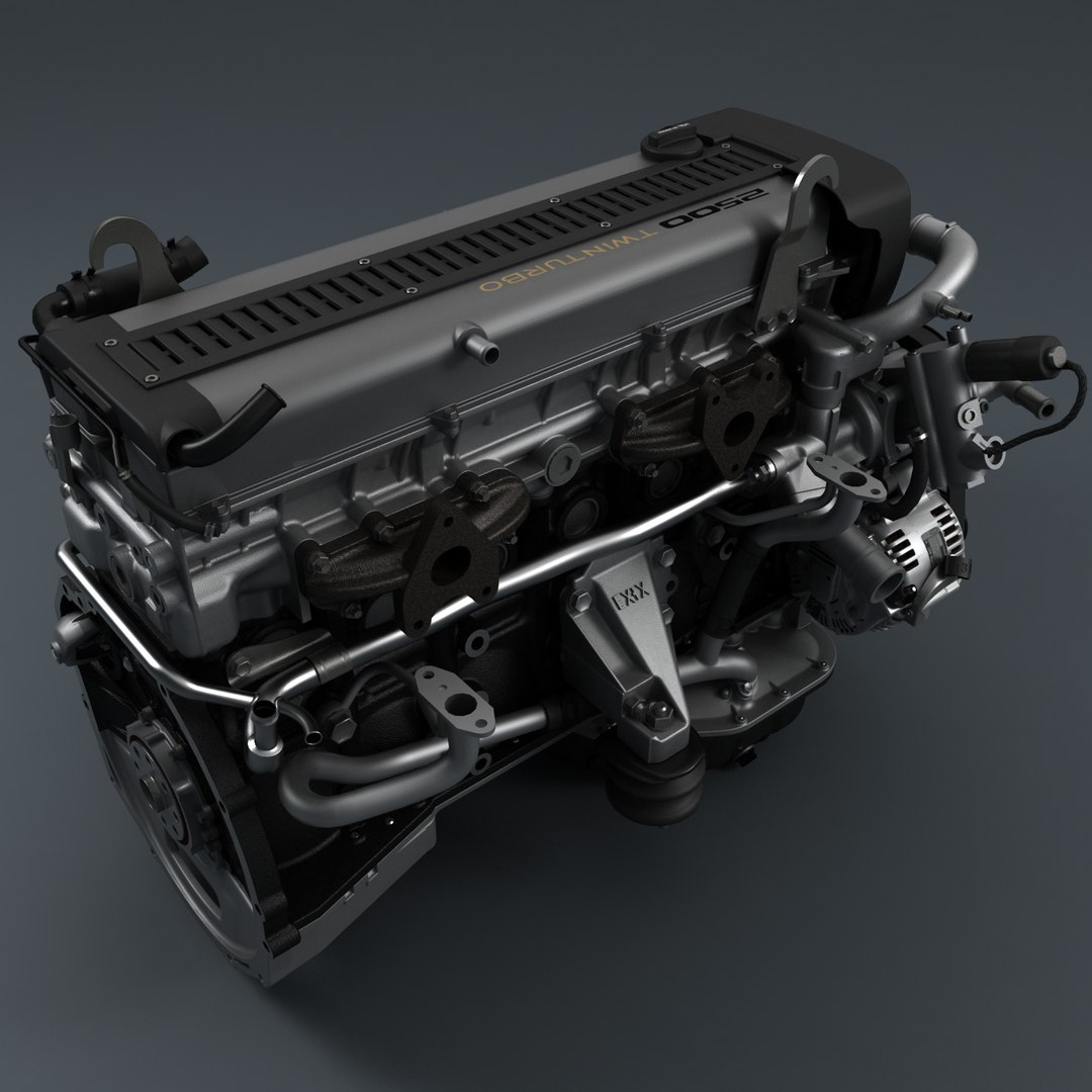 Lite Engine 1jz-gte 3d Max