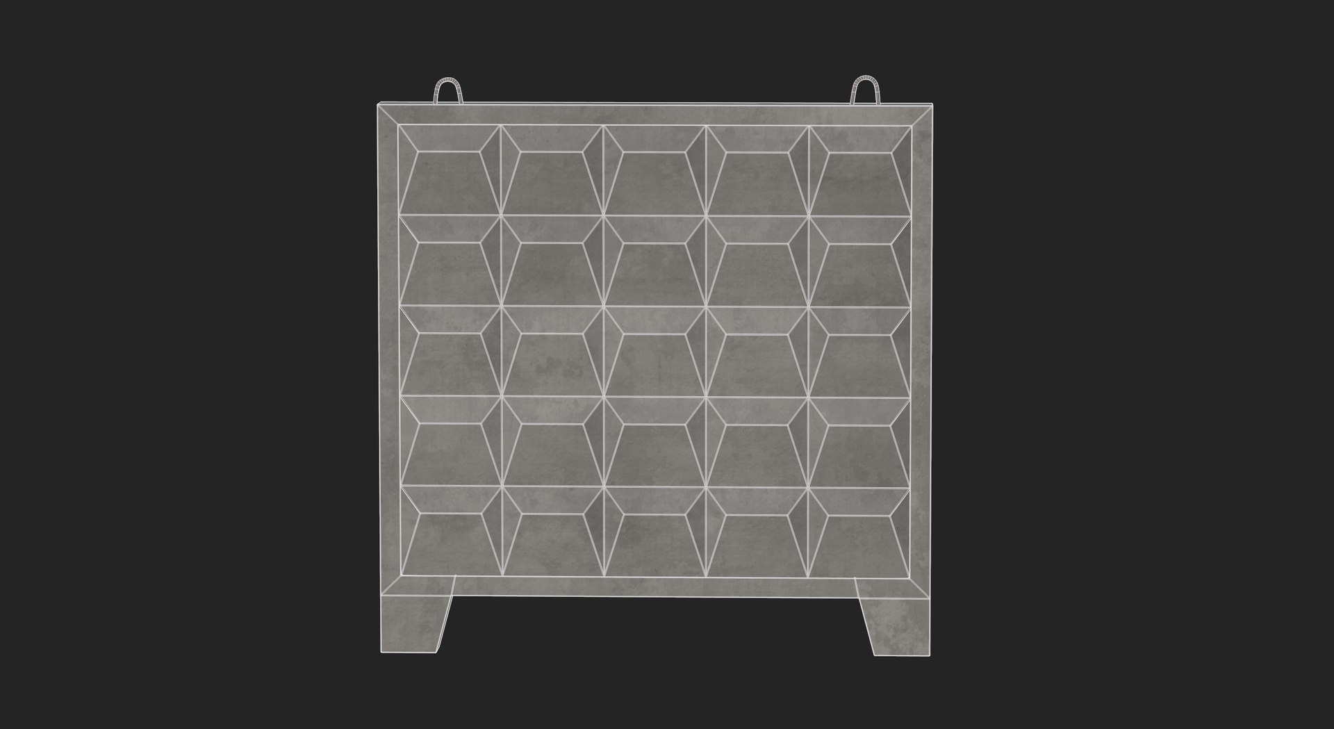 Concrete Wall 3D Model - TurboSquid 2292984
