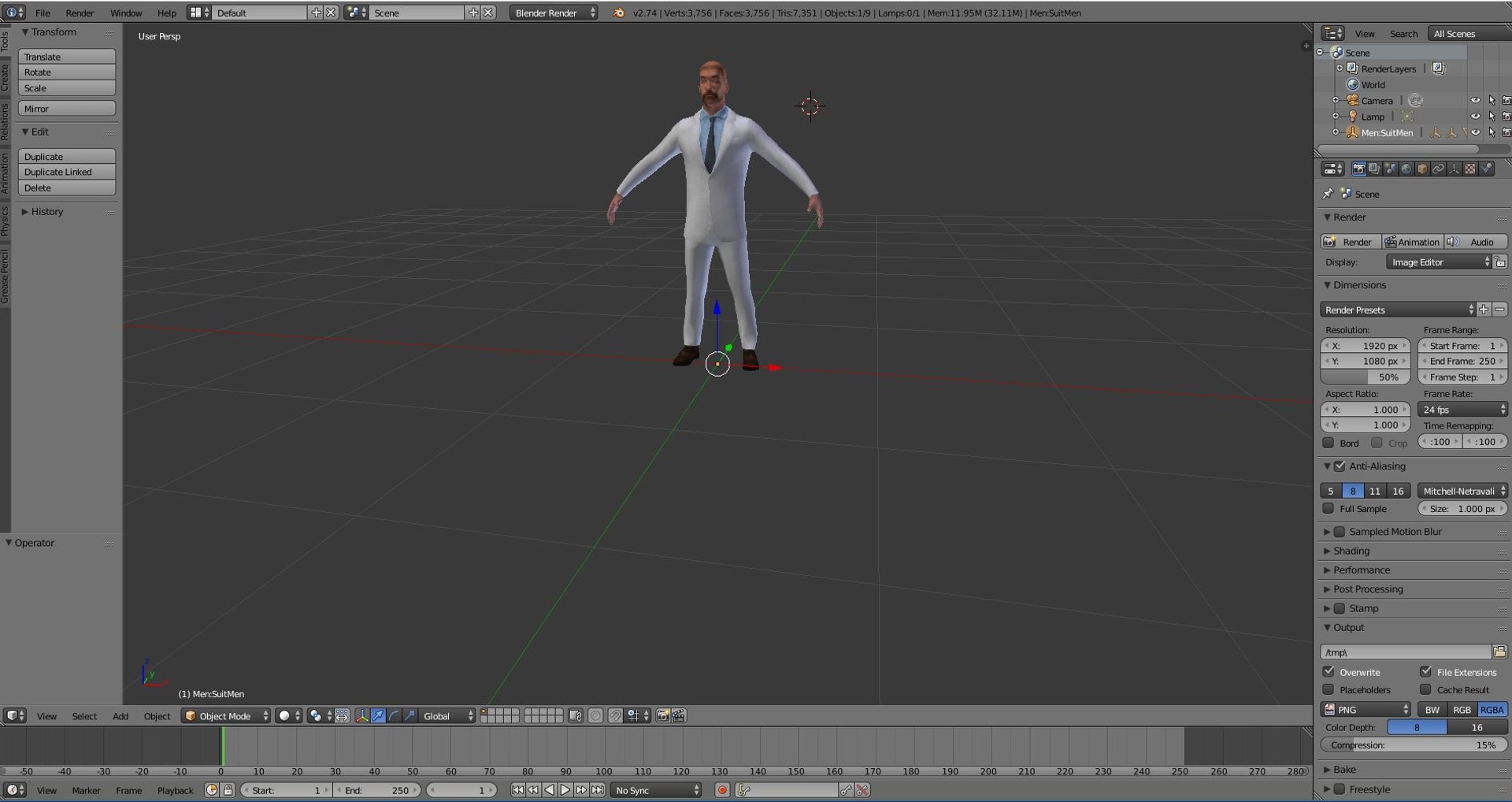 Man Rigged Character Animation Model - TurboSquid 1208042