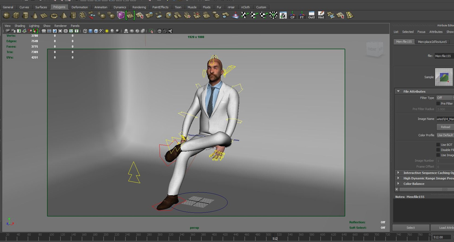Man Rigged Character Animation Model - TurboSquid 1208042