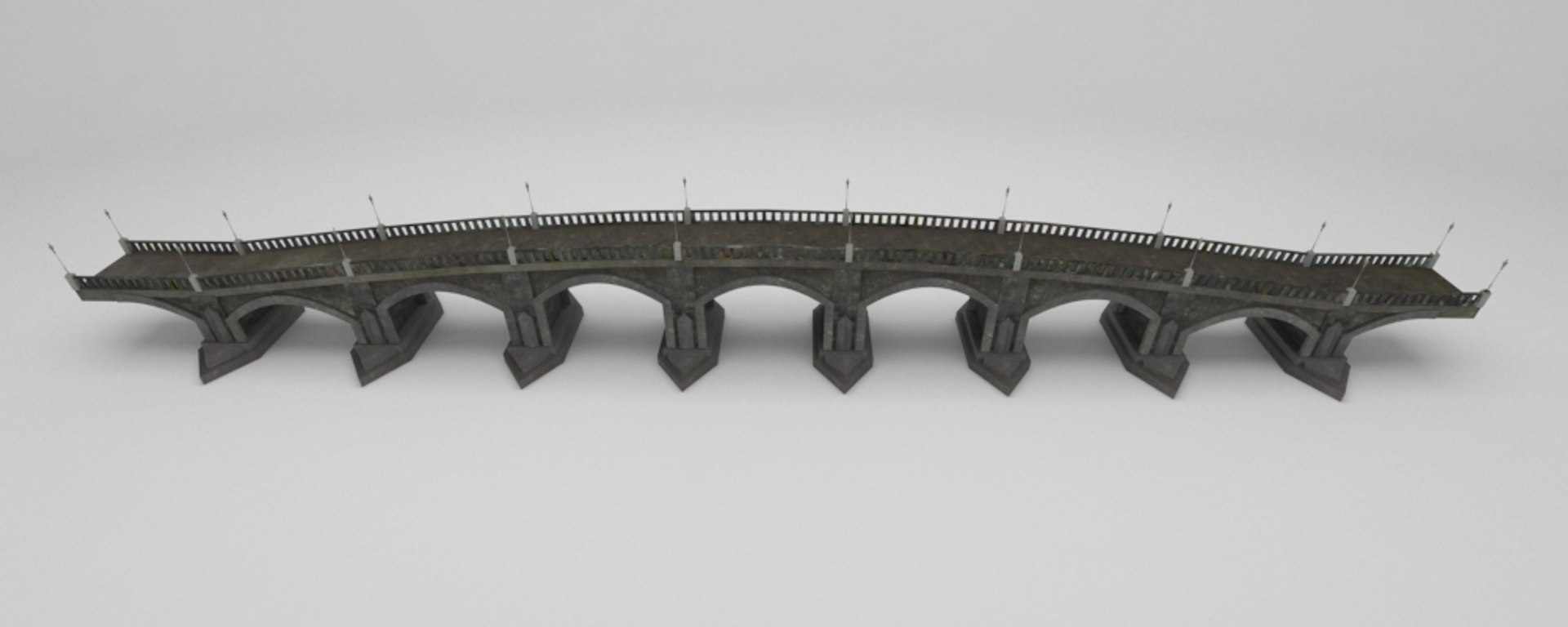 Stone Bridge 3D - TurboSquid 1602078