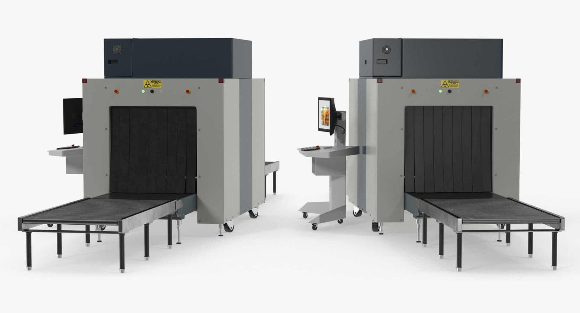 X-ray Luggage Scanner Check 3D Model - TurboSquid 1291900