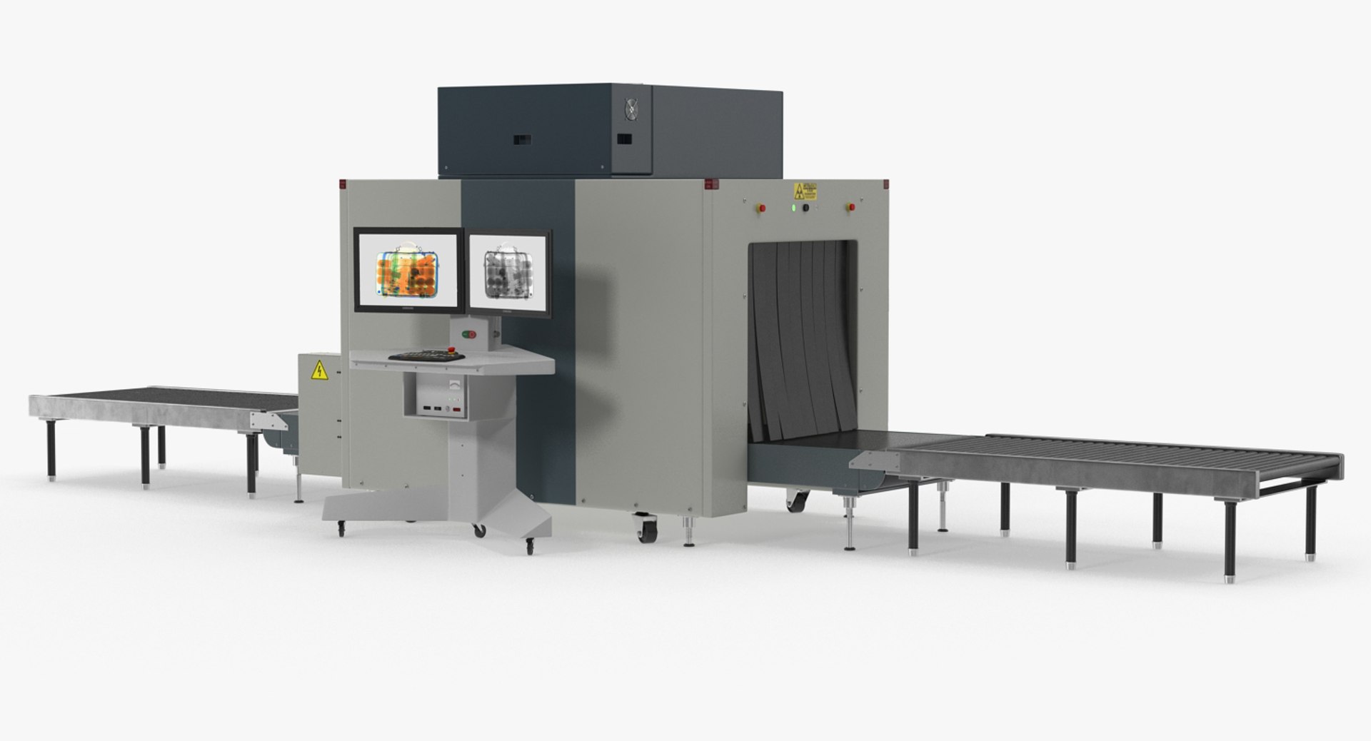 X-ray Luggage Scanner Check 3D Model - TurboSquid 1291900