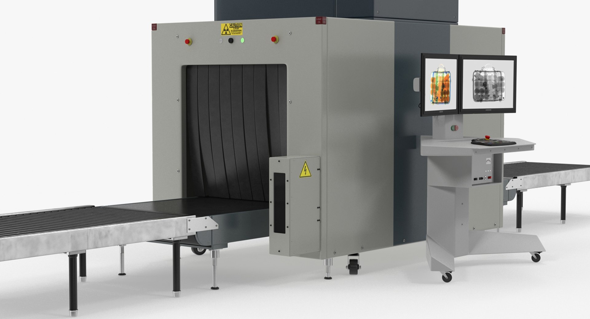 X-ray Luggage Scanner Check 3D Model - TurboSquid 1291900