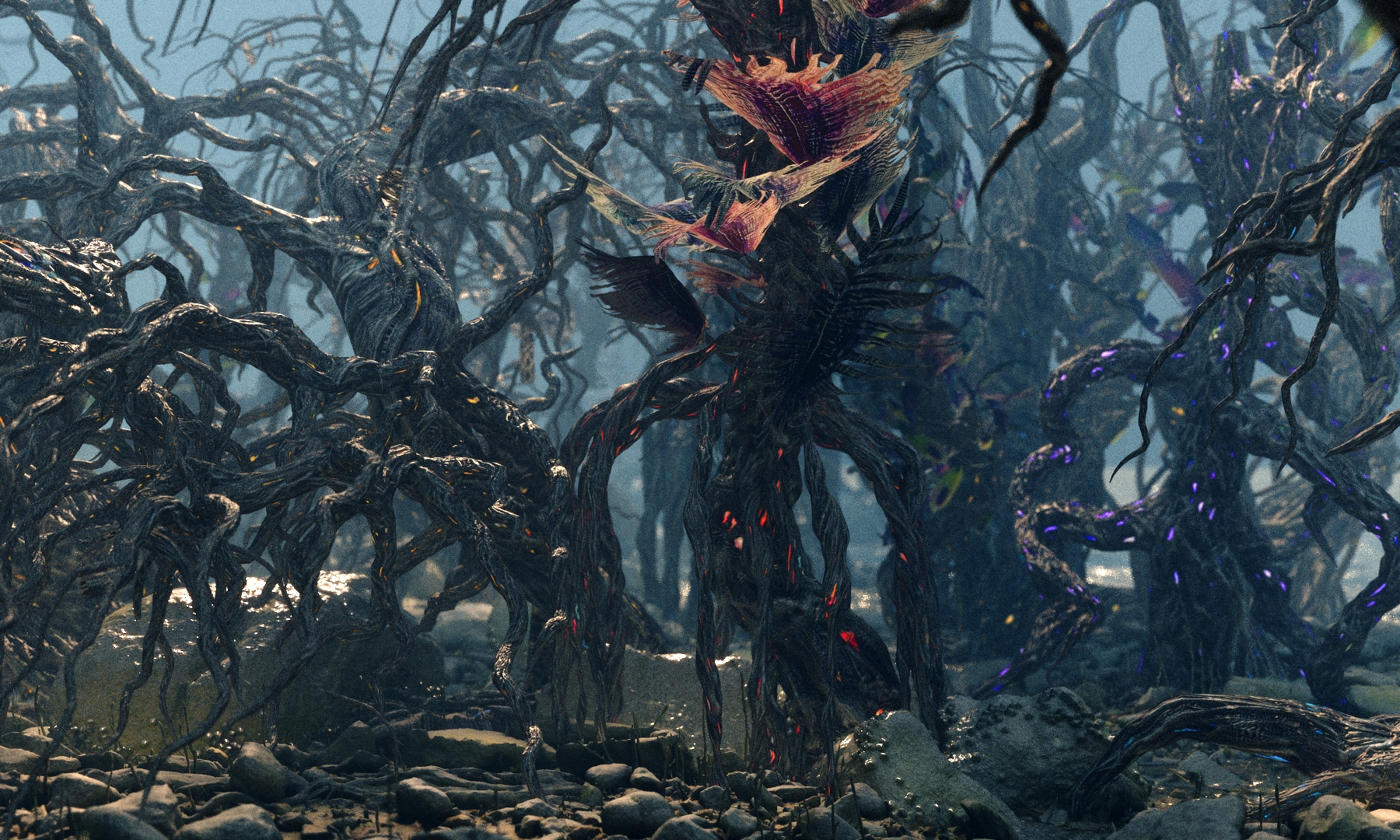 Alien Forest Tree 3D Model - TurboSquid 1495336