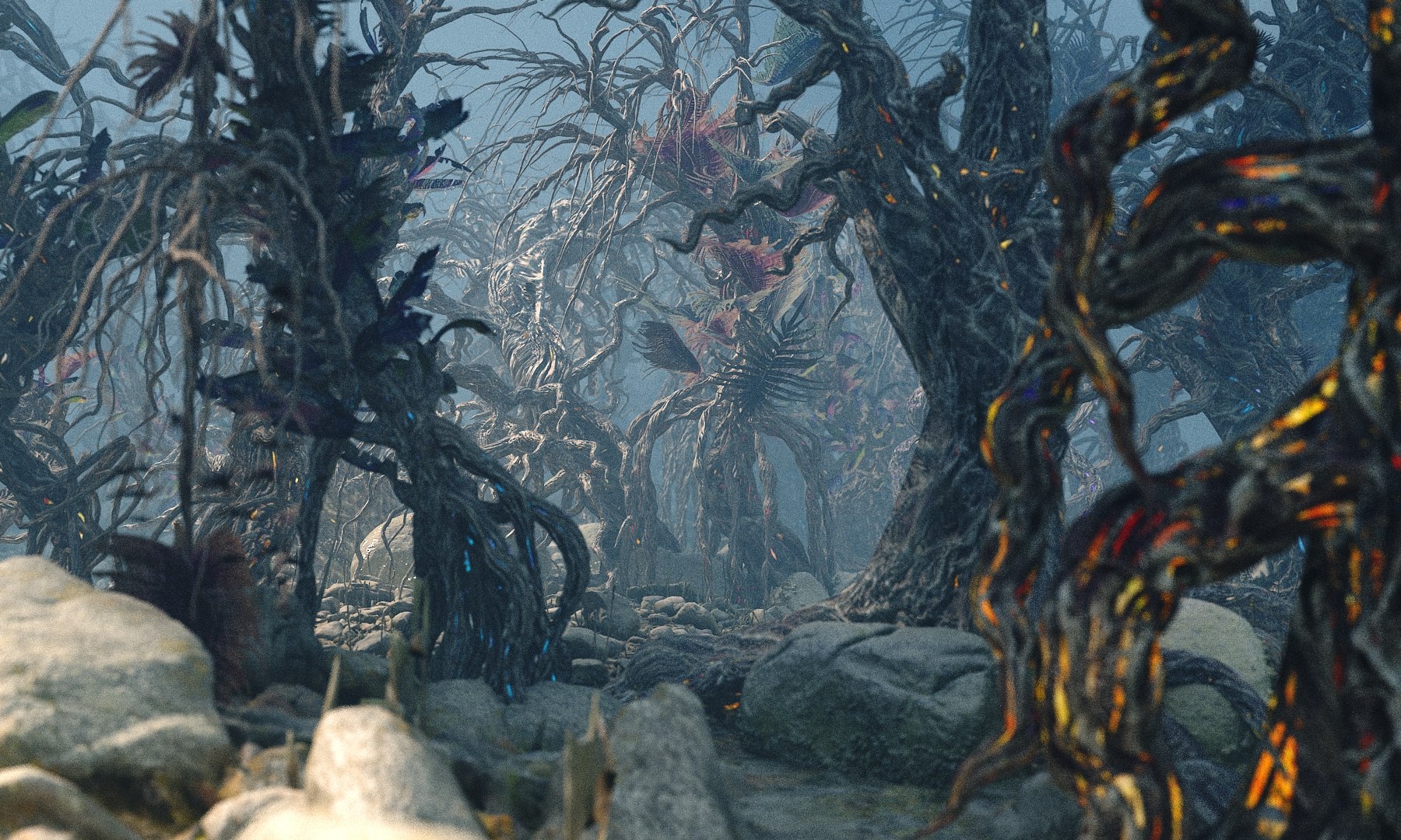 Alien Forest Tree 3D Model - TurboSquid 1495336