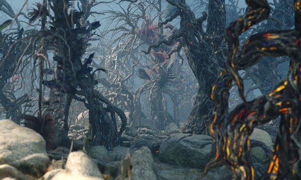 Alien forest tree 3D model - TurboSquid 1495336