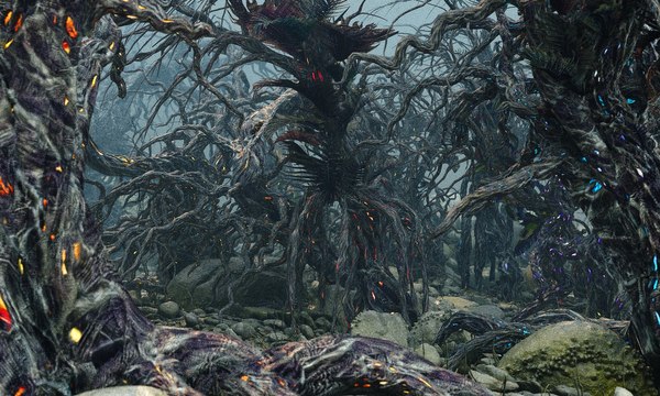 Alien forest tree 3D model - TurboSquid 1495336