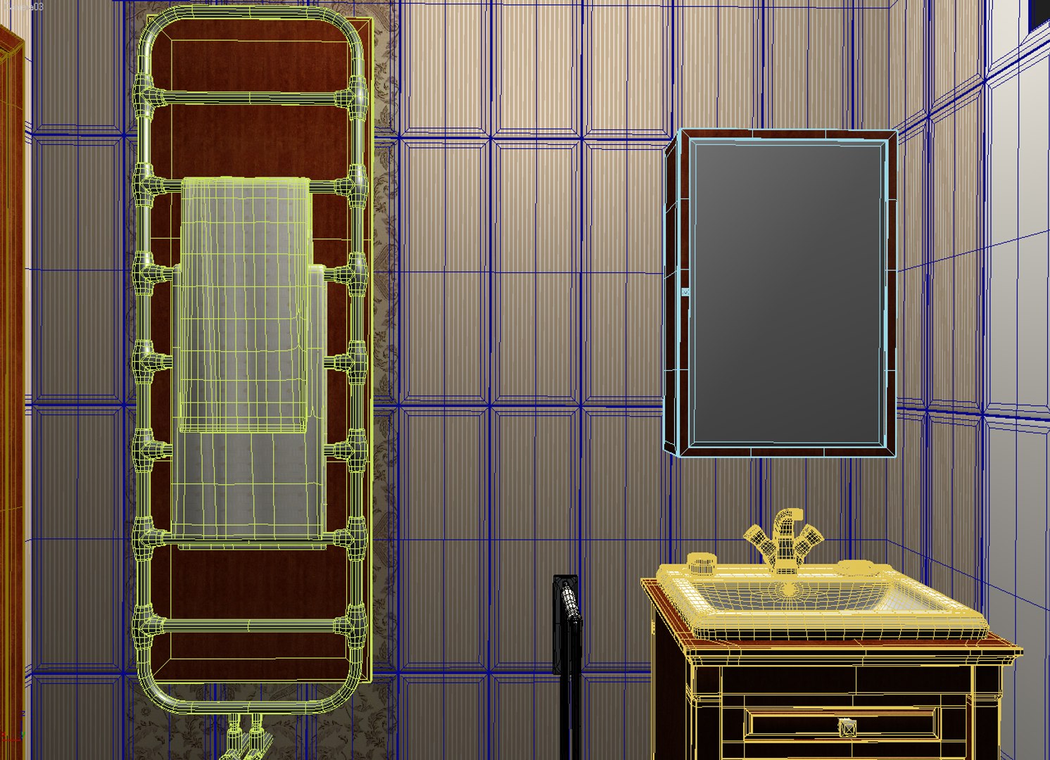 bathroom tiles 3d model