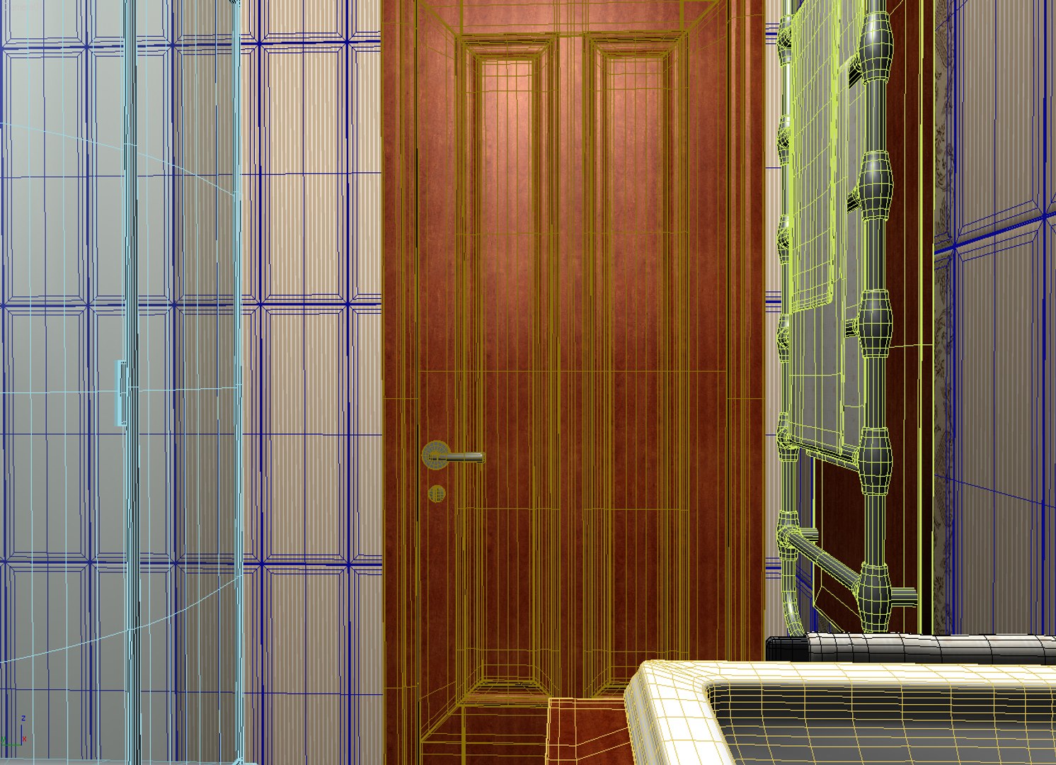 bathroom tiles 3d model