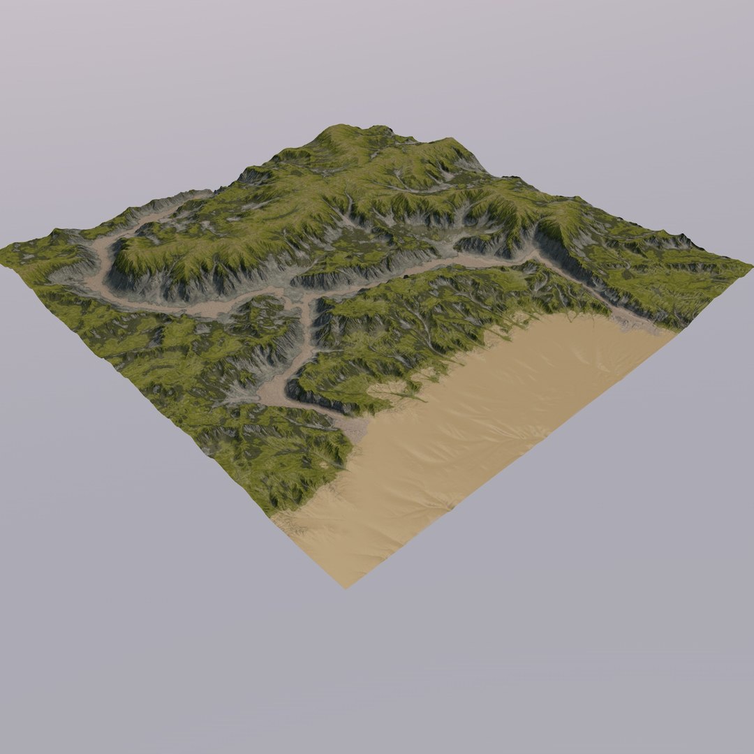 3D Terrain Maps - TurboSquid 1405163