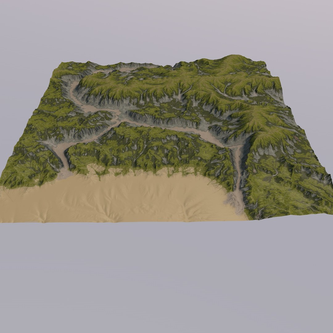 3D Terrain Maps - TurboSquid 1405163