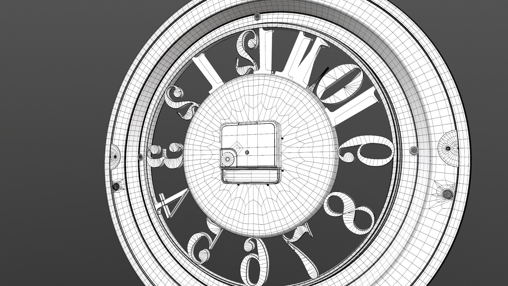 Wall Decor Clock 3D Model - TurboSquid 2132852