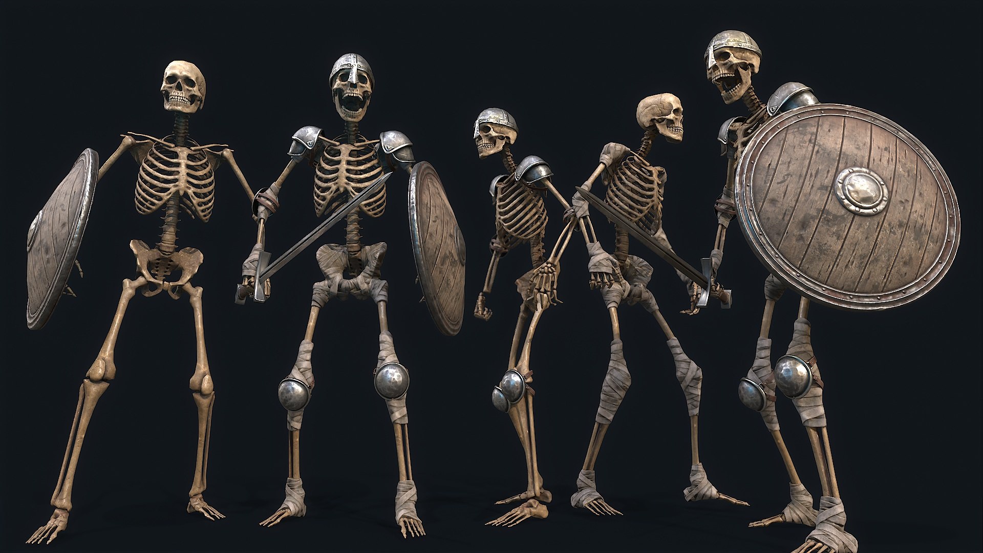 Medieval Skeleton Knight 3D Model - TurboSquid 2229003