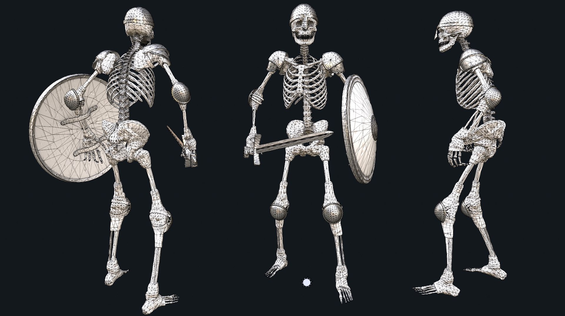 Medieval Skeleton Knight 3D Model - TurboSquid 2229003