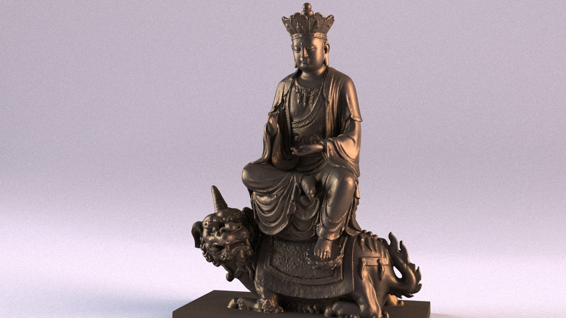 3D model Buddhist statues 049 - TurboSquid 2150690