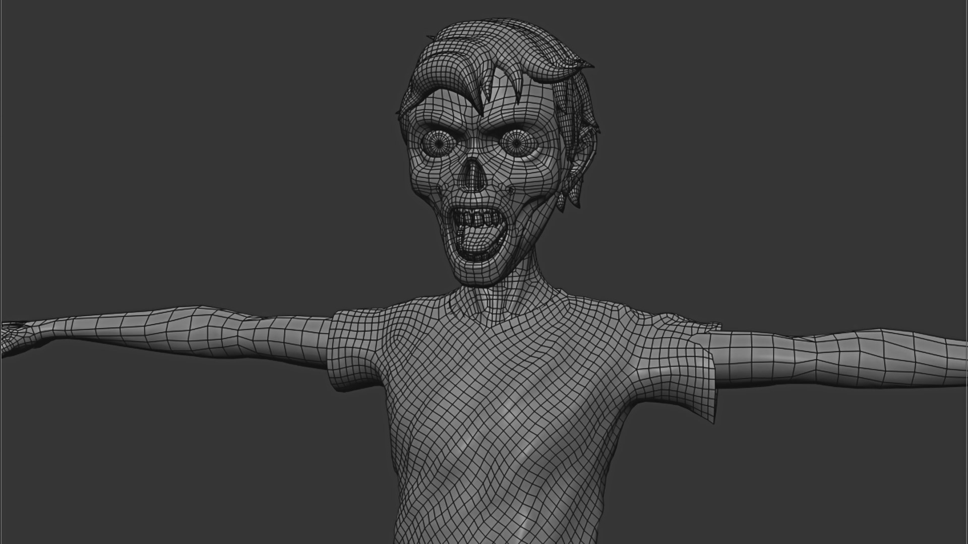 3D Zombie Boy model - TurboSquid 2173165