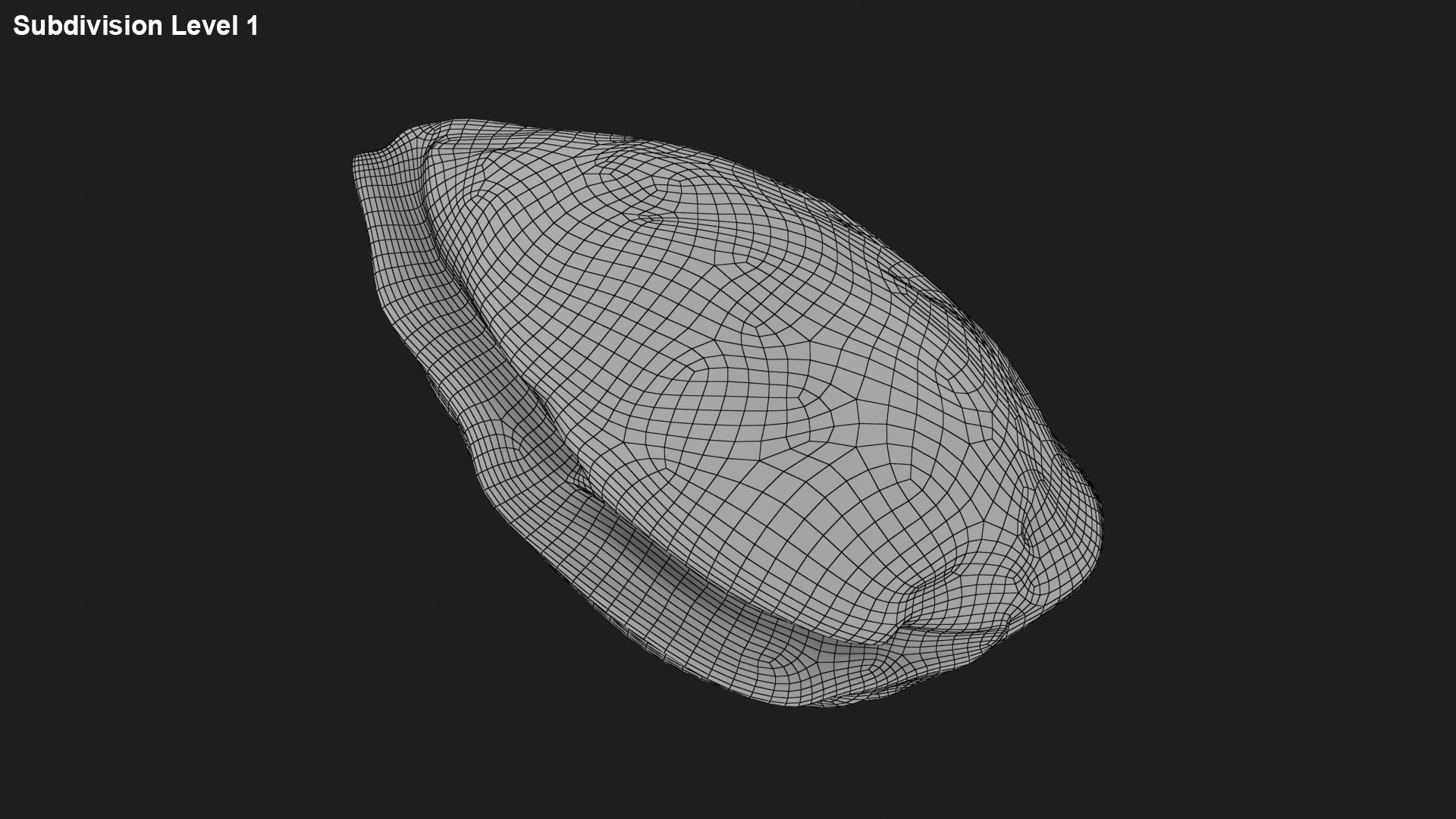 3D Almond Shell 01 - TurboSquid 1999133