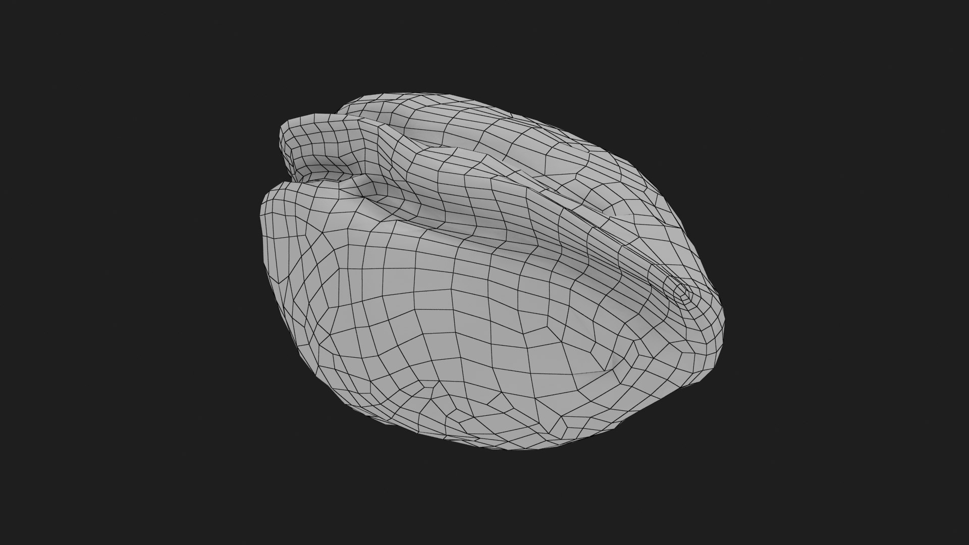 3D Almond Shell 01 - TurboSquid 1999133