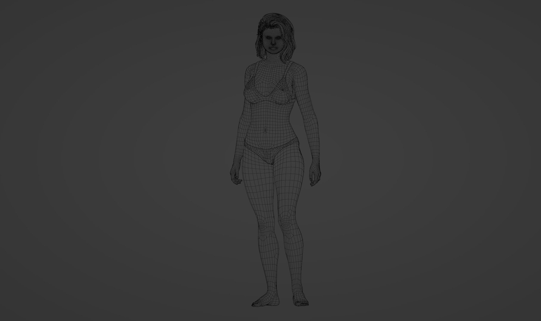 Stunningly Beautiful Woman 3d Model Turbosquid 2141583