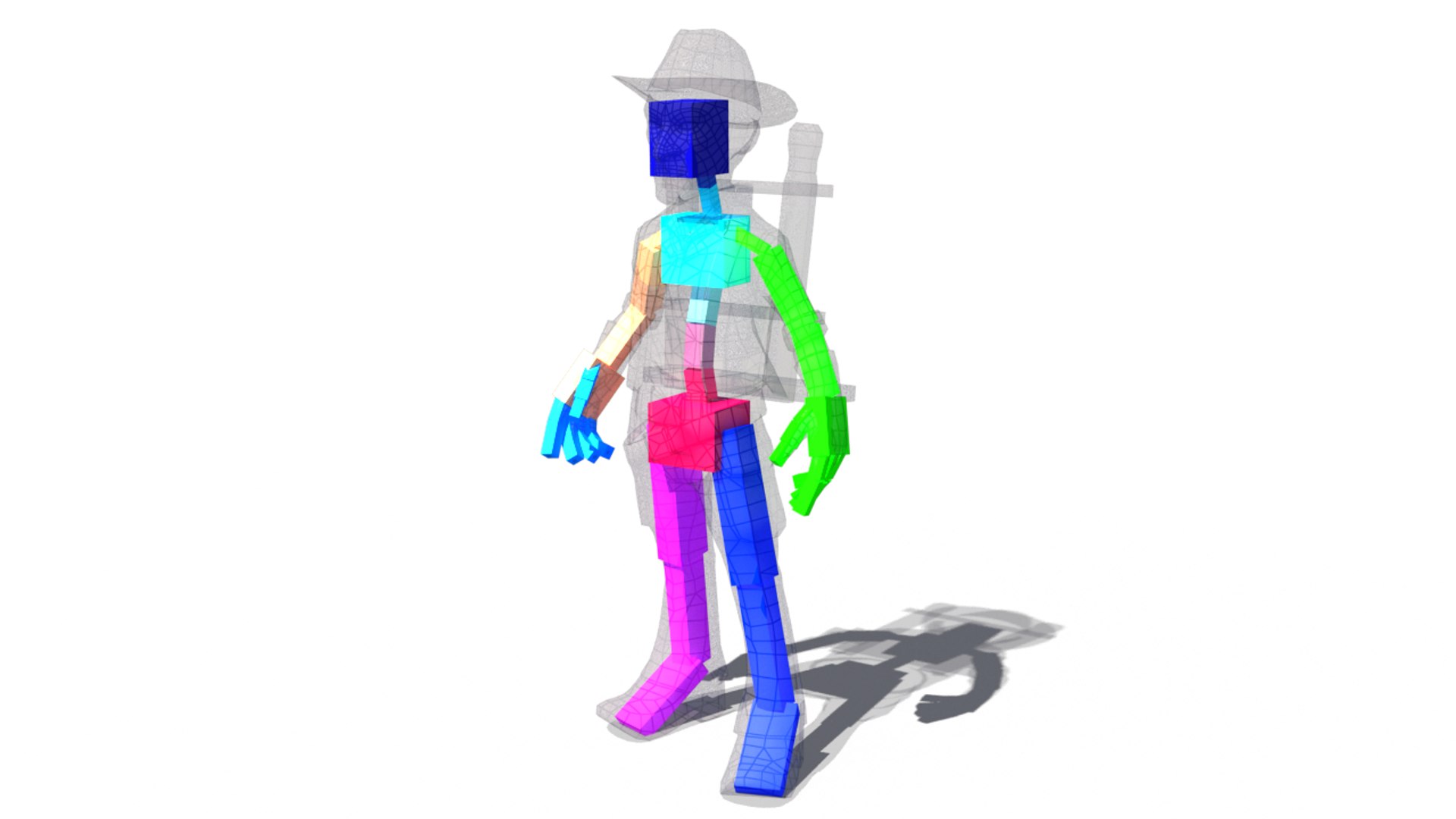 3D Cartoon Man Redcap Rigged Character - TurboSquid 1218734