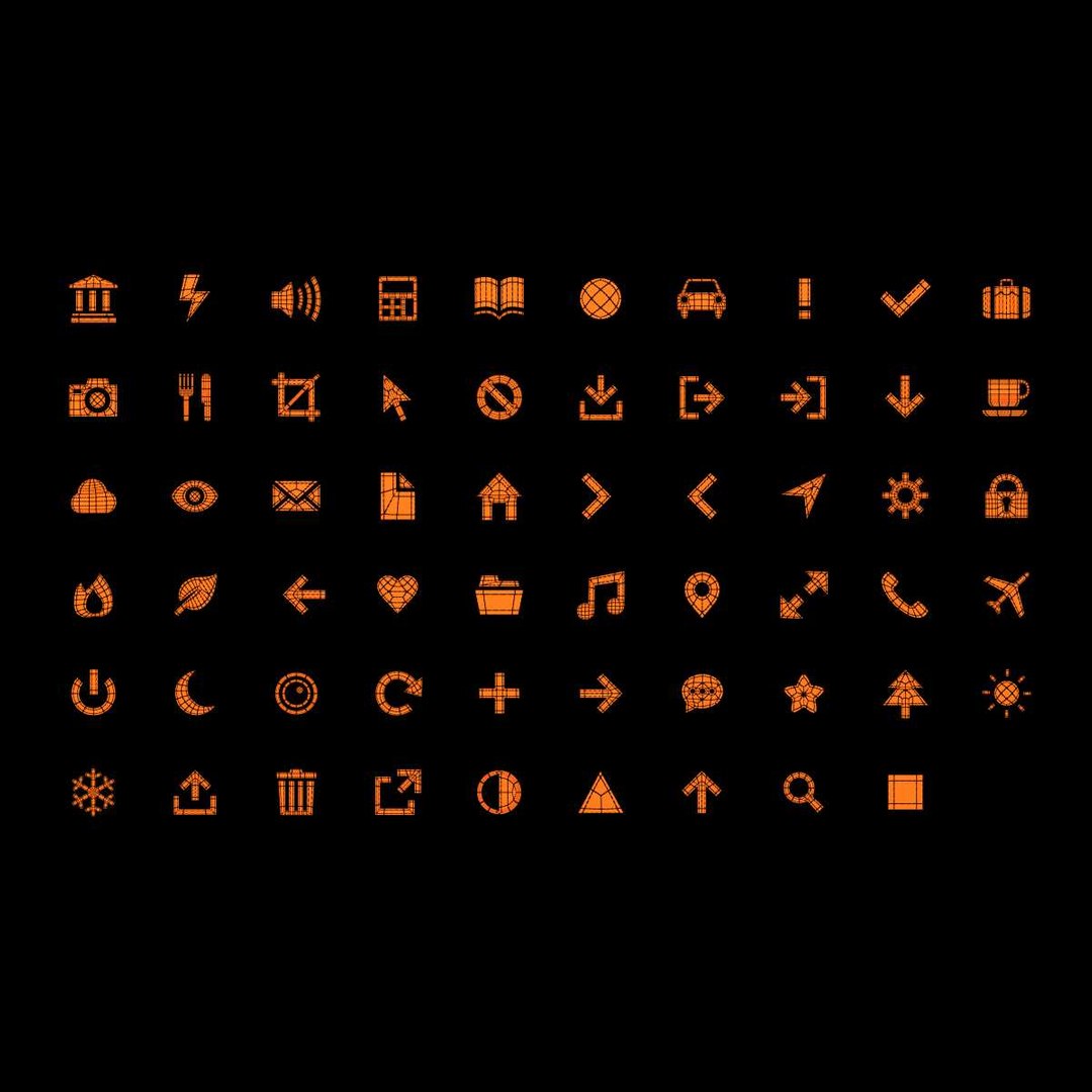 Symbols part n1 3D - TurboSquid 2031727