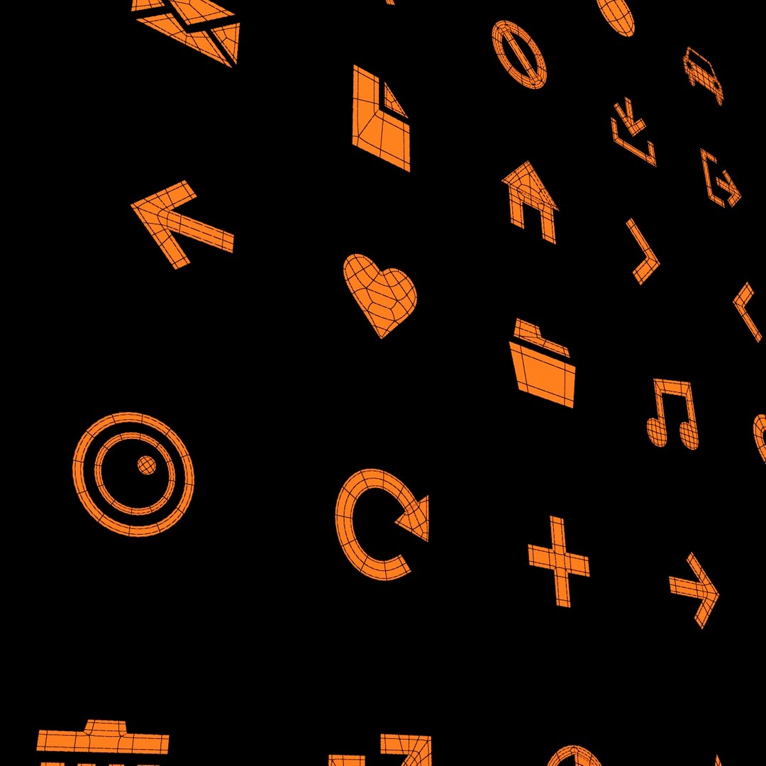 Symbols part n1 3D - TurboSquid 2031727