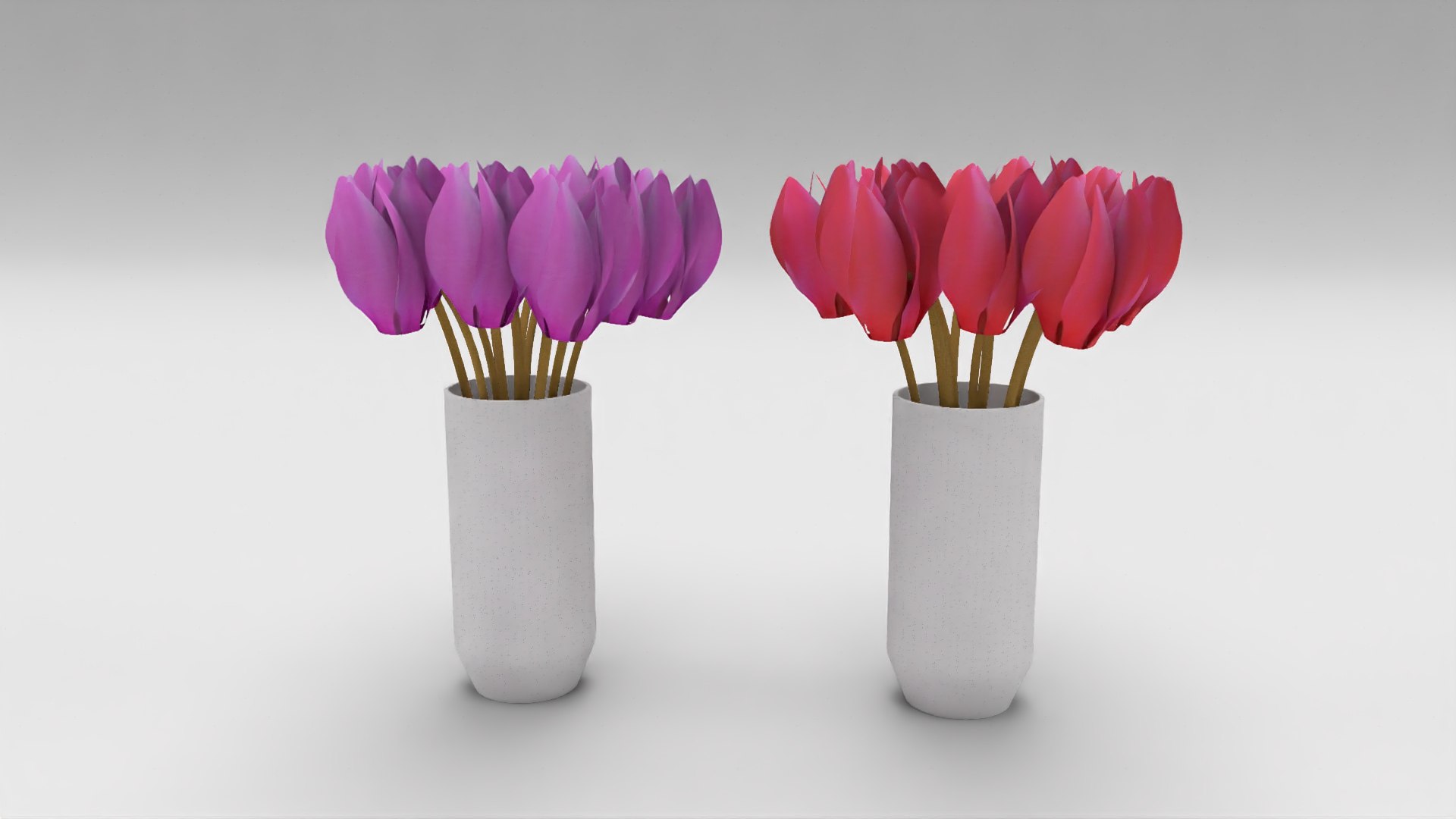 3D Model Siklamen Flower - TurboSquid 1618640