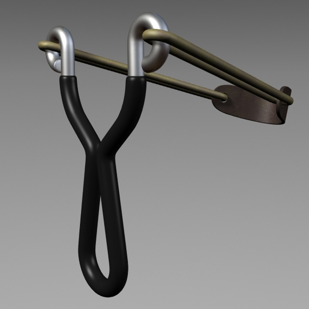 3d model slingshot fork shot