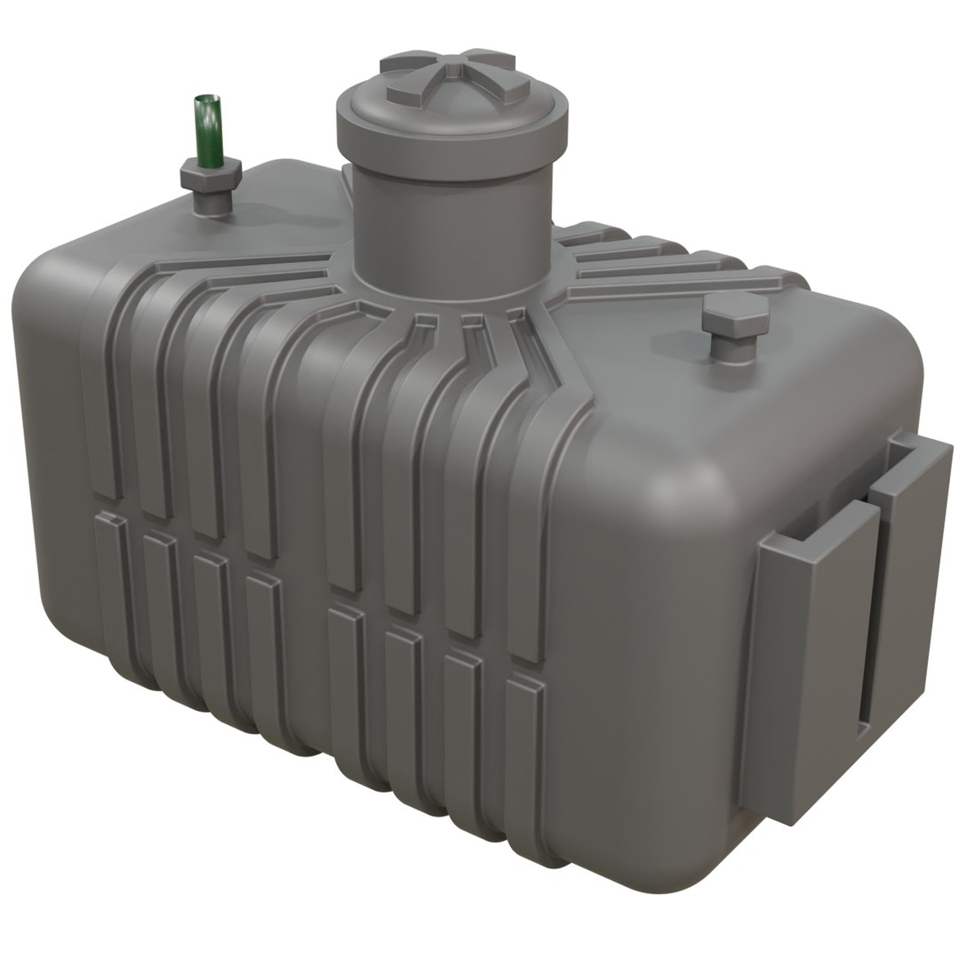 Gray Modular Biodigester 3D Model - TurboSquid 2067640