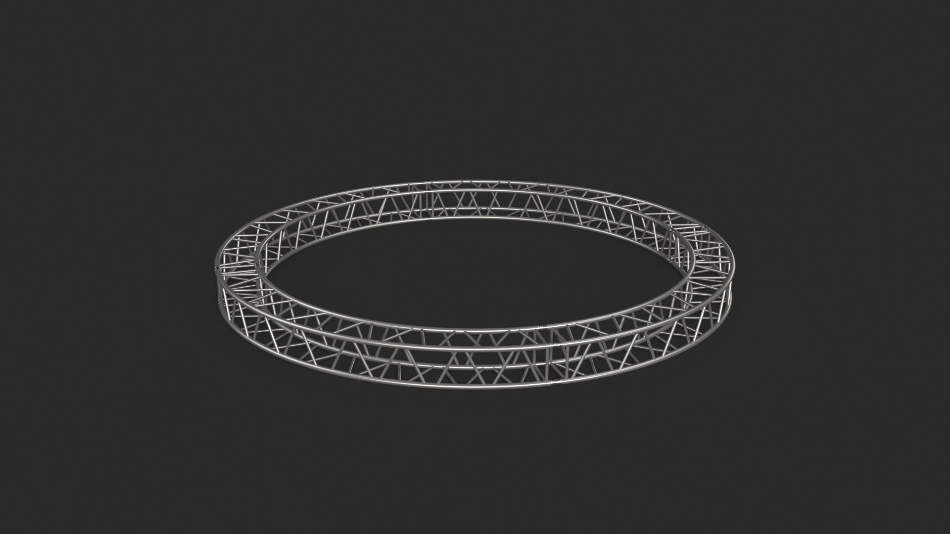 3D Square Circular Truss - TurboSquid 1219855