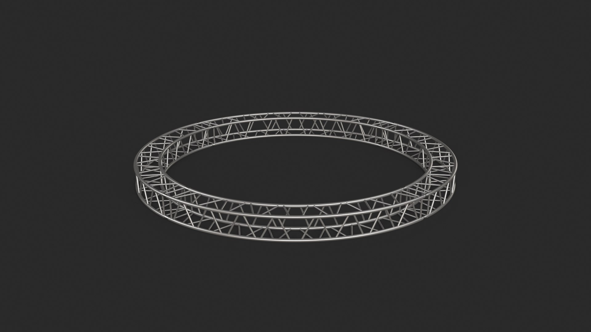 3D Square Circular Truss - TurboSquid 1219855