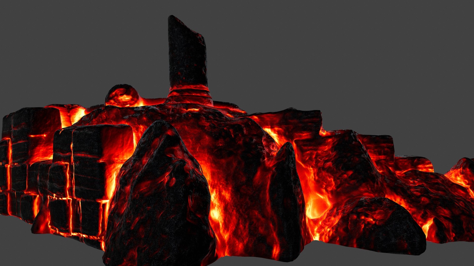 Lava Temple 3D - TurboSquid 1169190