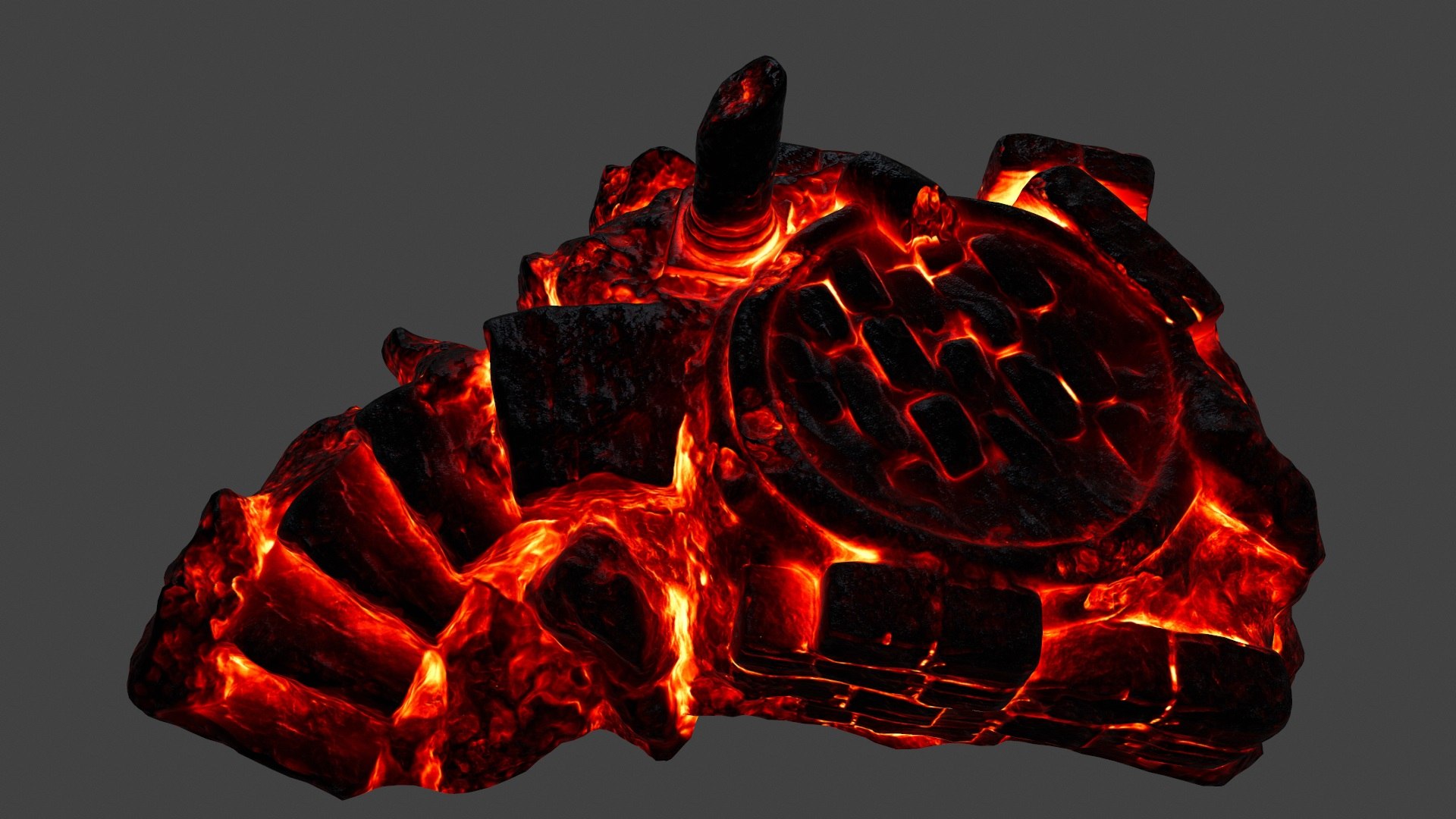 Lava temple 3D - TurboSquid 1169190