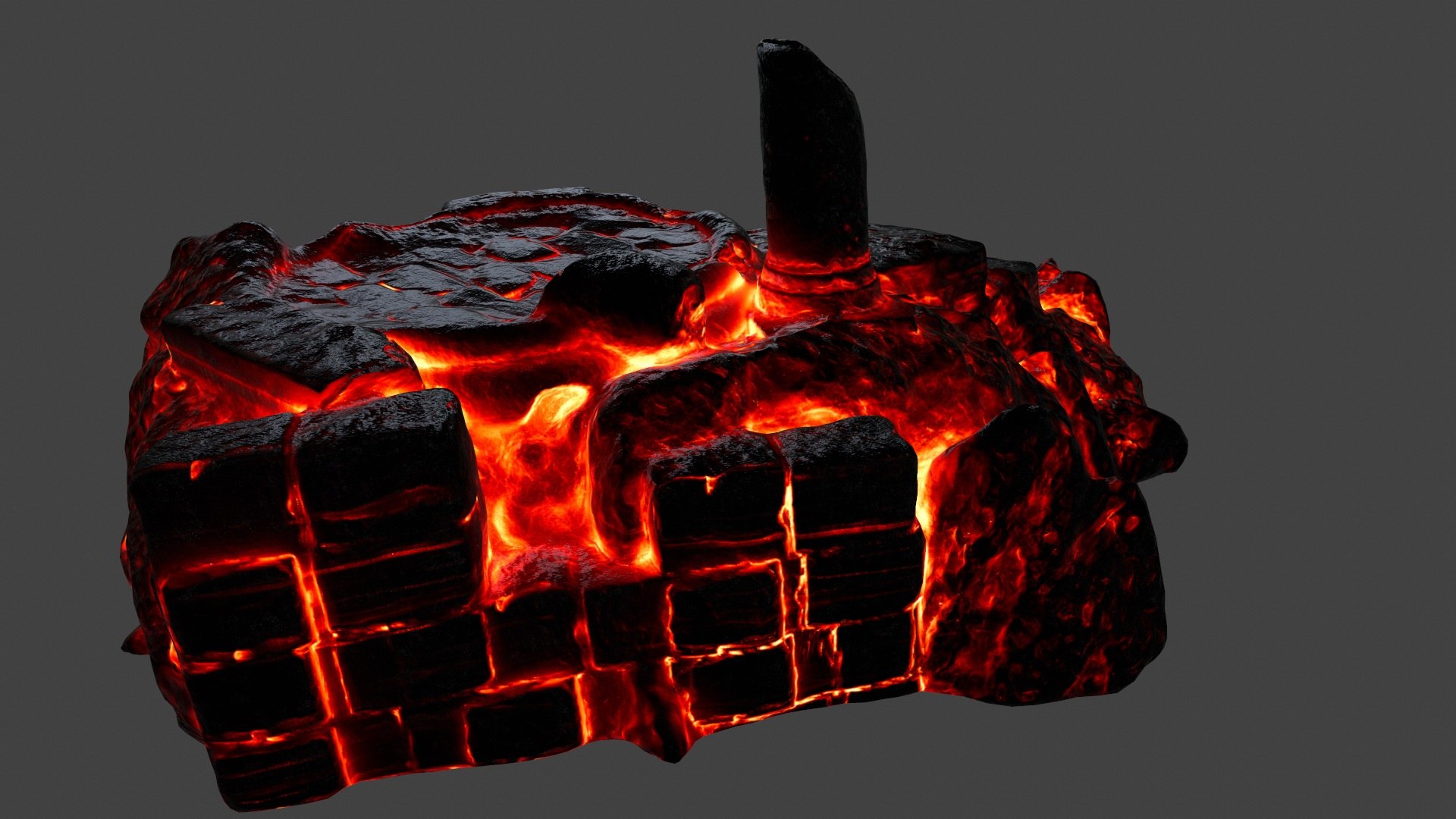 Lava temple 3D - TurboSquid 1169190