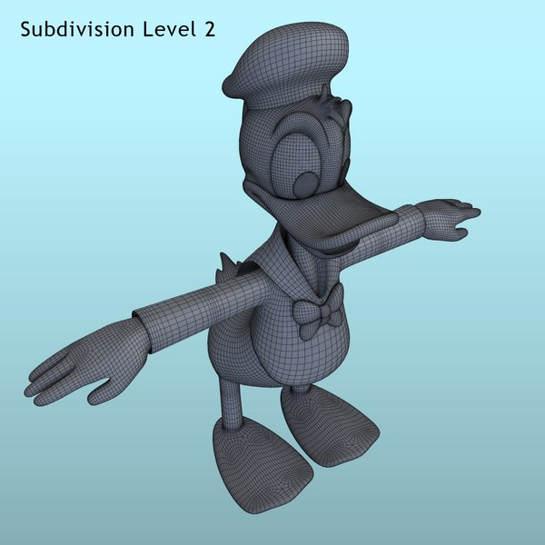 donald duck c4d