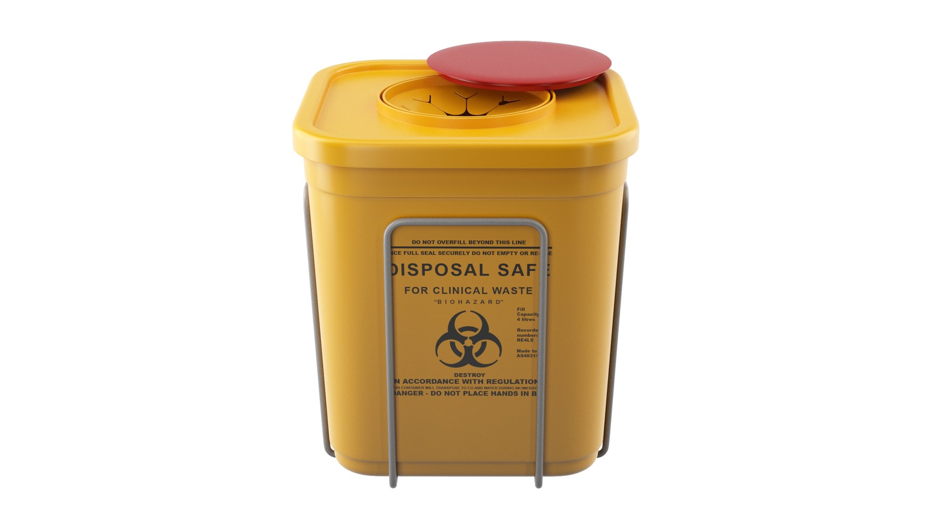 Sharps Container 3D Model - TurboSquid 2341151