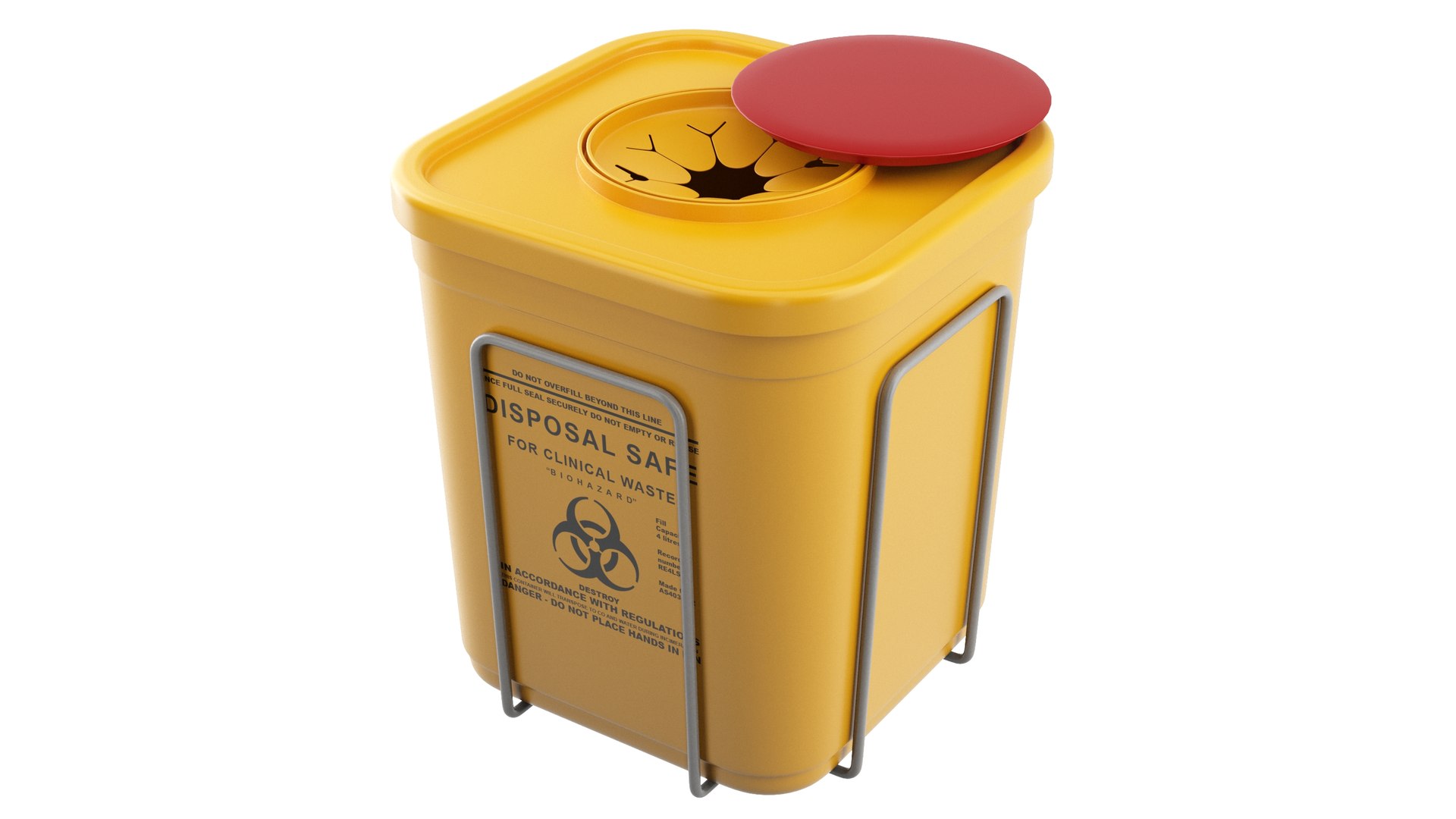 Sharps Container 3D Model - TurboSquid 2341151