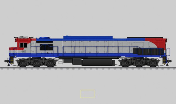 EMD GT26CW 2 한국 기관차 열차 3D 모델 - TurboSquid 2143613