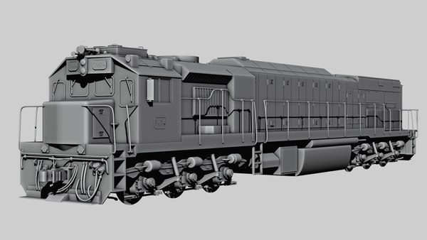 EMD GT26CW 2 한국 기관차 열차 3D 모델 - TurboSquid 2143613